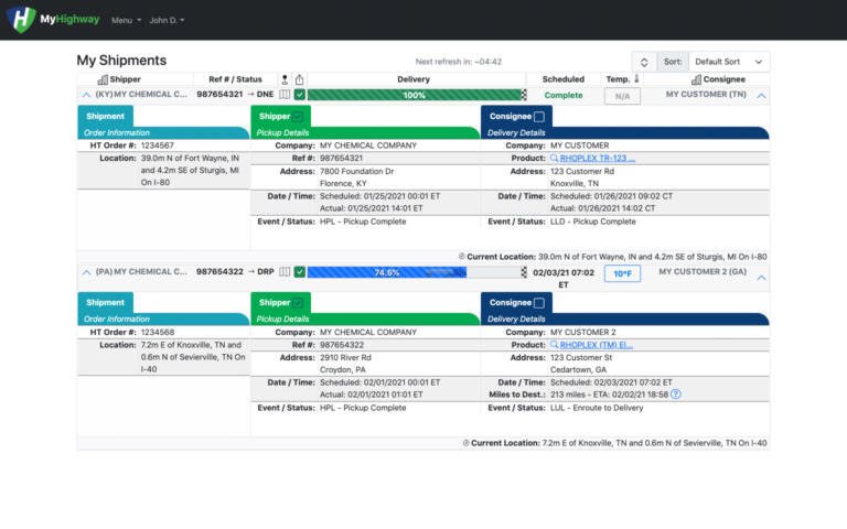 TempTrack™ by Highway Transport - Home